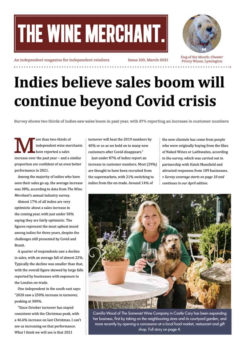 Issue 100 (March 2021) - The Wine Merchant Mag
